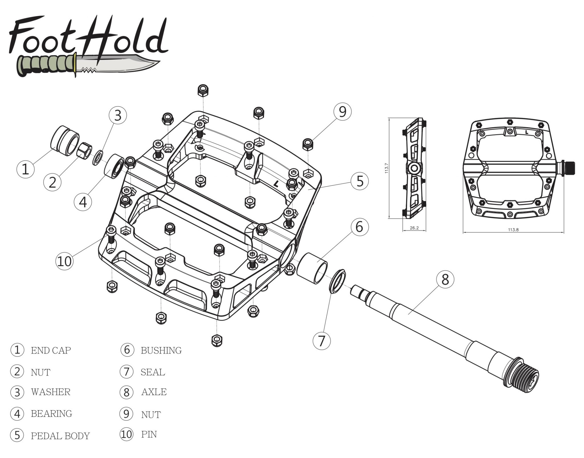 Foothold - Alienation Bicycle Components